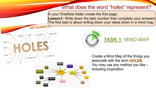 Holes introduction lessons1and2 | PPTX | Homework and Study | Education