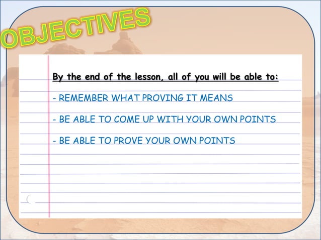 HOLES LESSON 6 | PPT