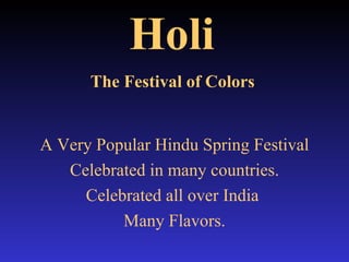 Holi | PPT