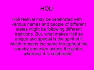 Holi PPT