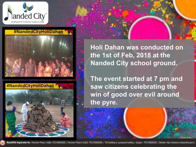 Holi @ Nanded City | PPT
