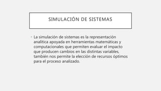 Simulación y Modelación | PPTX