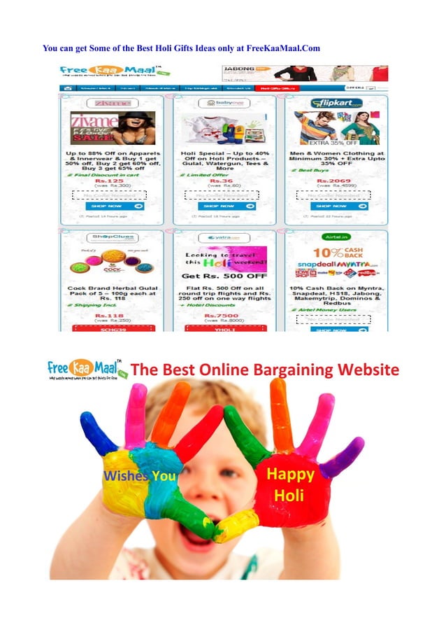 Holi gifts-offers | ODT
