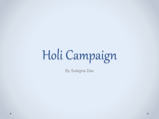 Holi Campaign Plan for the brand - Haier | PPT
