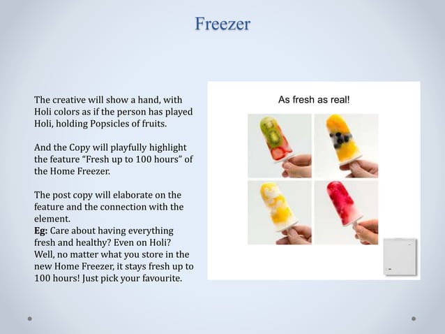 Holi Campaign Plan for the brand - Haier | PPT