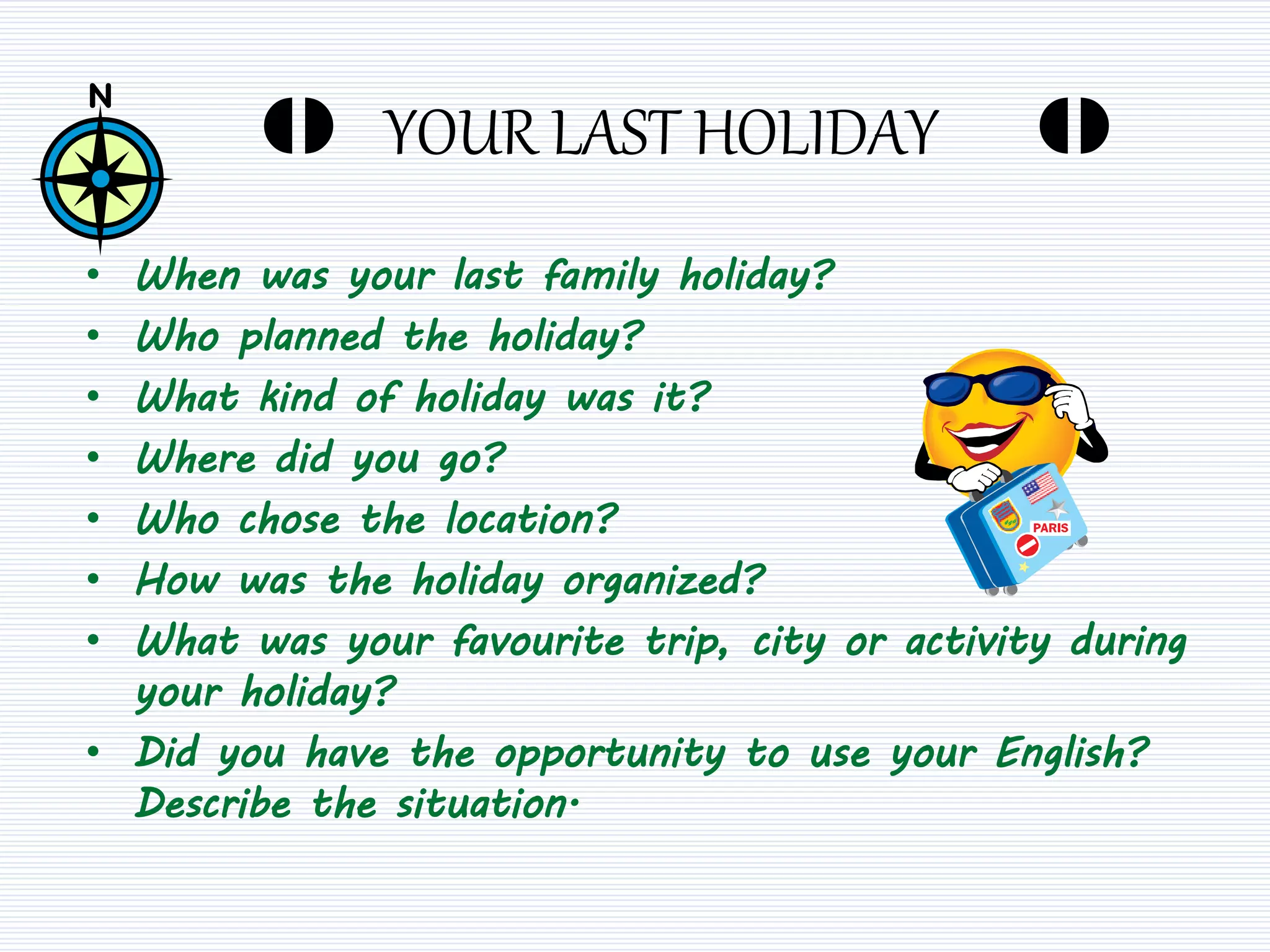 Holiday travel-conversation-topics-dialogs | PPTX