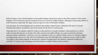 Holiday and vacation | PPTX