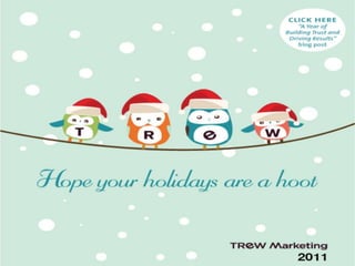 Happy Holidays from the TREW Crew! | PPTX