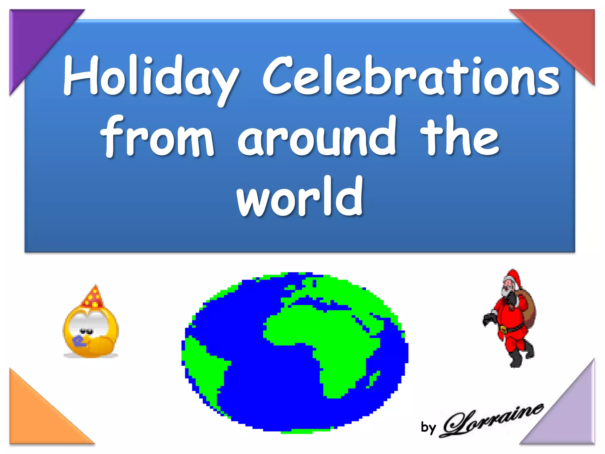 Holiday celebrations | PPTX