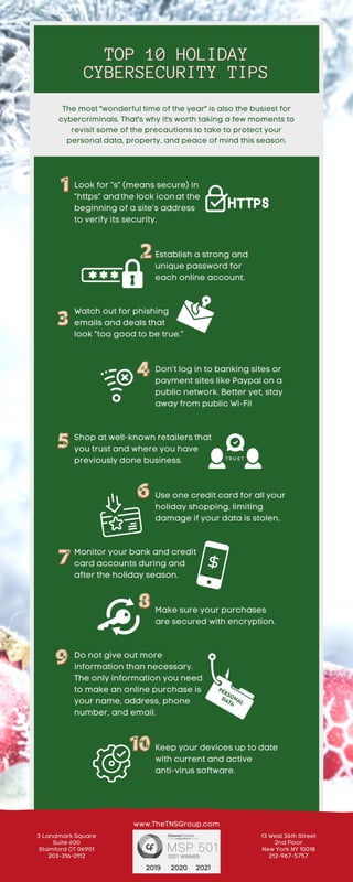 Holiday Cybersecurity Tips | PDF