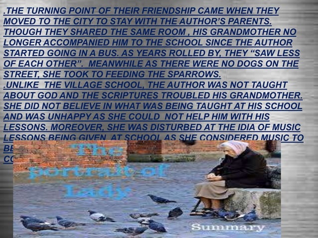 THE POTRAIT OF A LADY. FULL PPT .CLASS 11 ENGLISH CHAPTER | PPTX