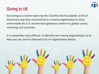 Guidelines and interesting facts for Holiday Giving | PDF