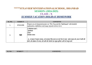 Holiday Homework class 10-1.pdfghhhgfffg | PPT