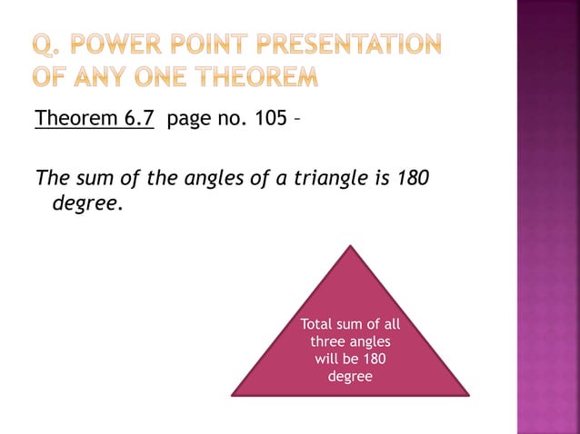 angle sum property of triangle | PPTX