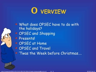 Holiday opsec | PPT
