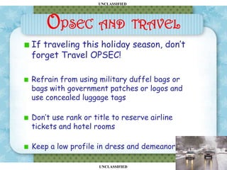 Holiday OPSEC | PPTX