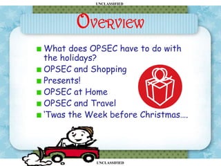 Holiday OPSEC | PPTX