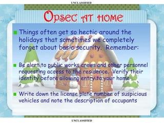 Holiday OPSEC | PPTX