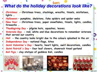 Holidays Around the World | PPTX