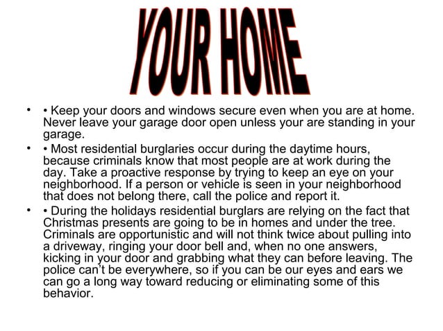 Holiday safety | PPT