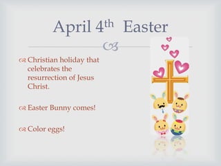 Holidays and Festivals | PPT