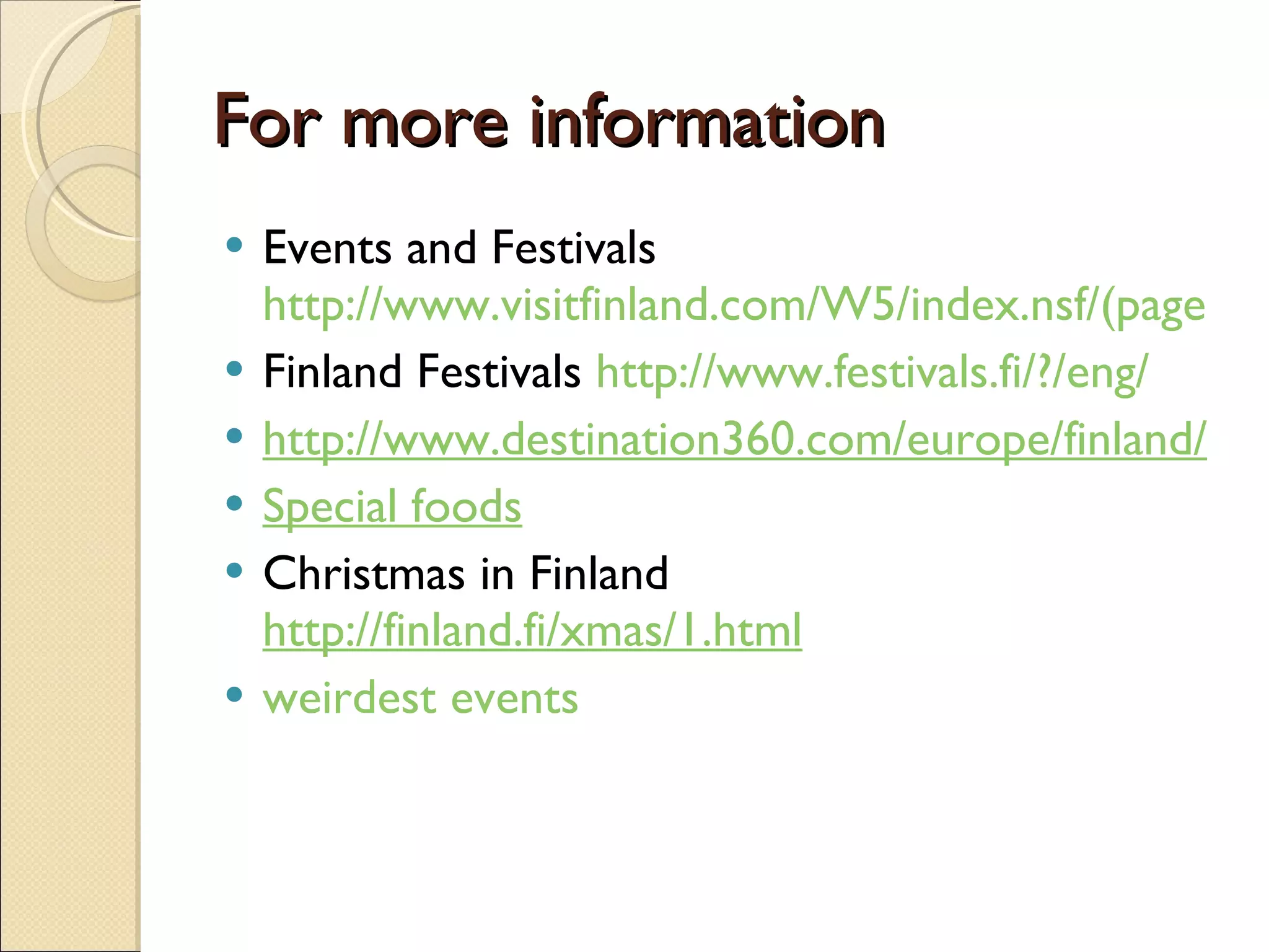 Holidays And Festivals In Finland | PPT
