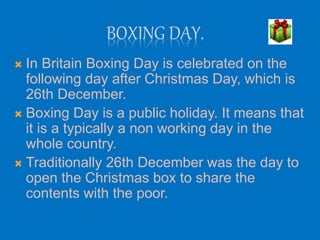 Holidays and Traditions in the UK. | PPTX