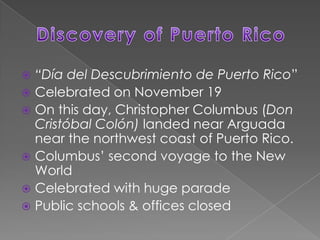 Holidays in Puerto Rico | PPT