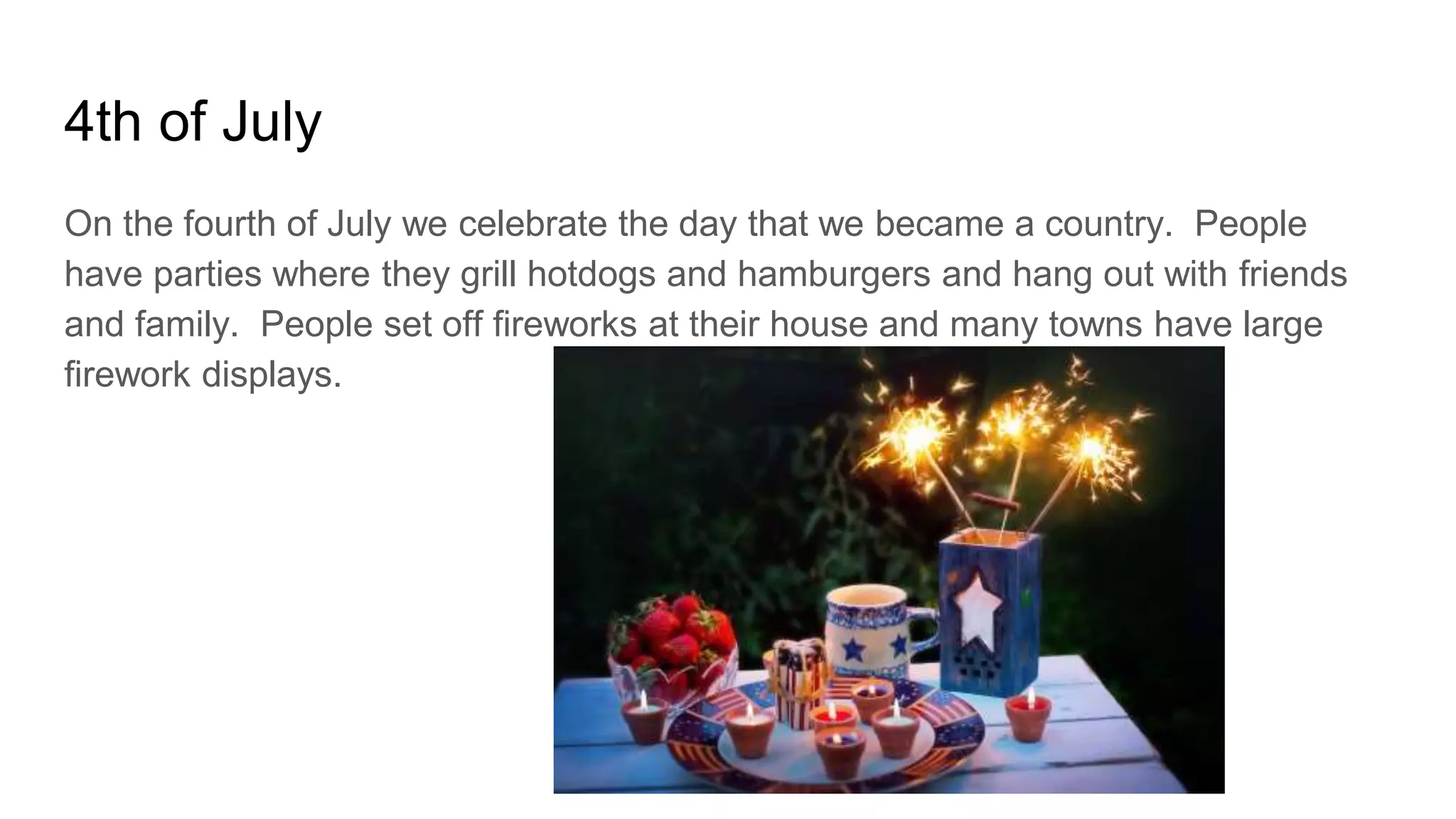 Holidays we celebrate | PPTX