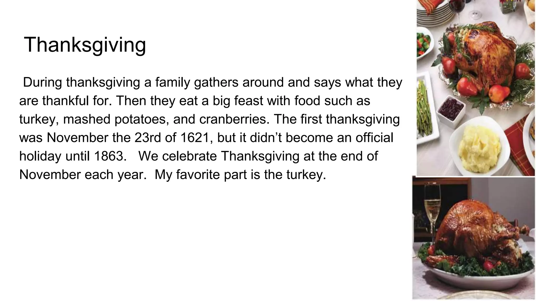 Holidays we celebrate | PPTX