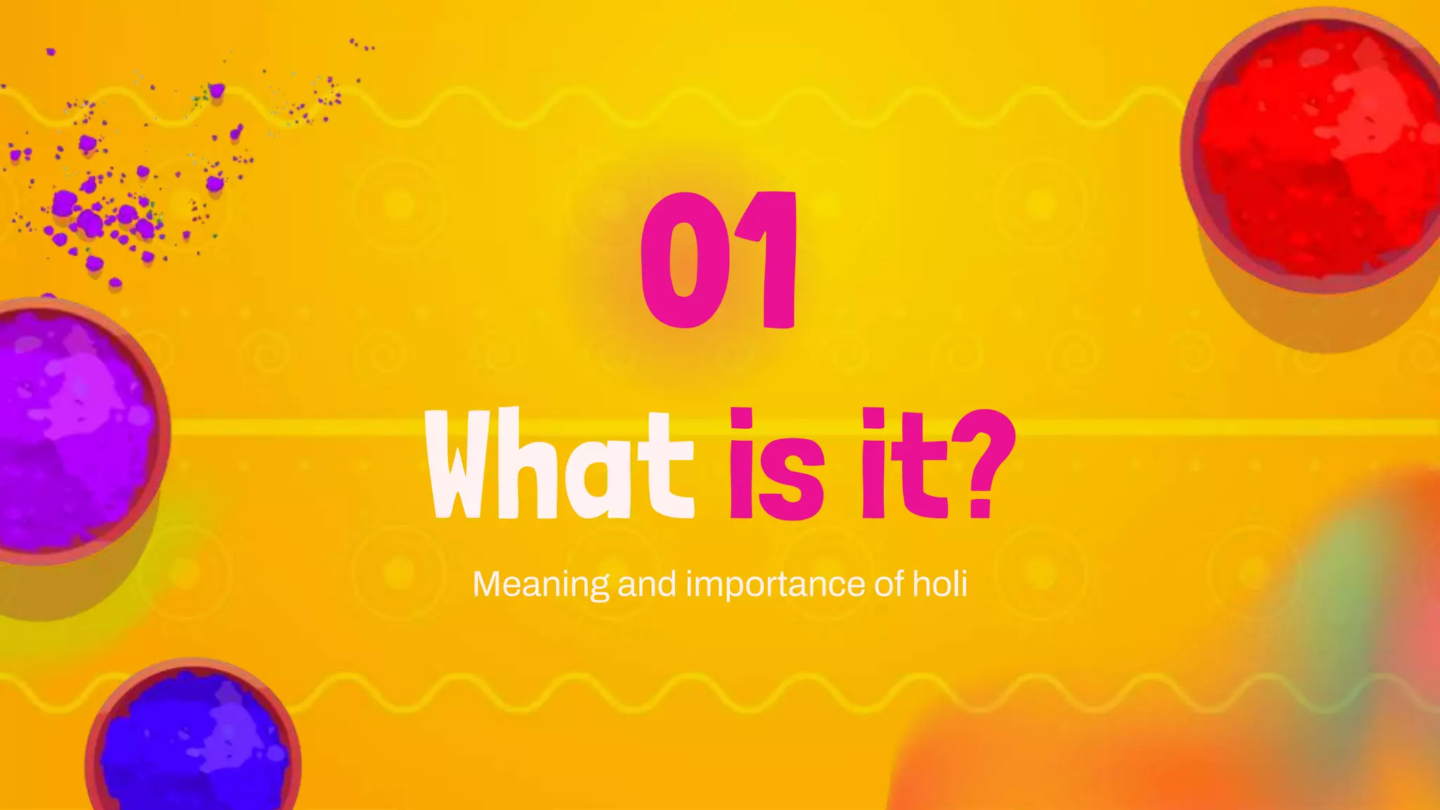 Holi Presentation | PPTX