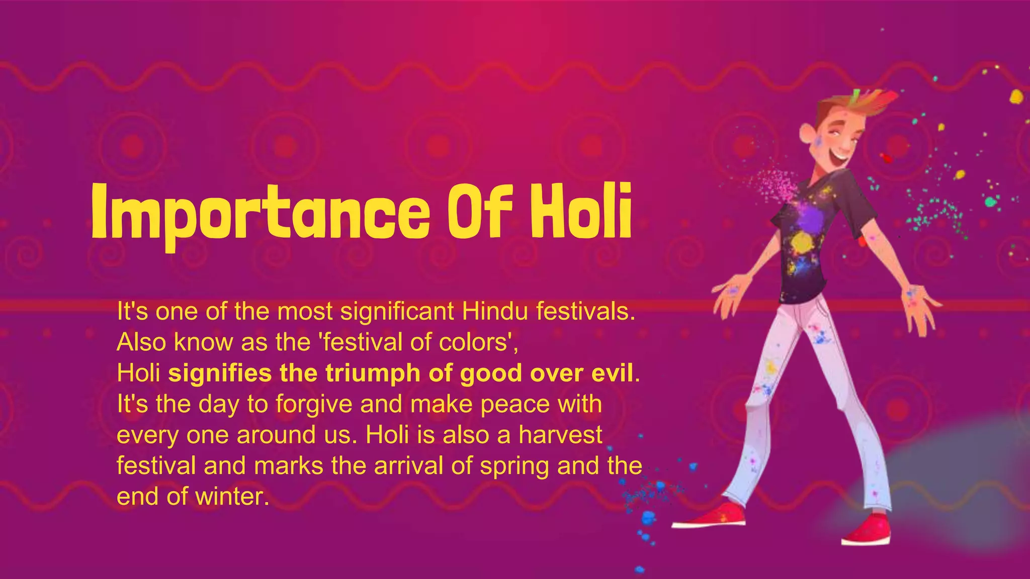 Holi Presentation | PPTX