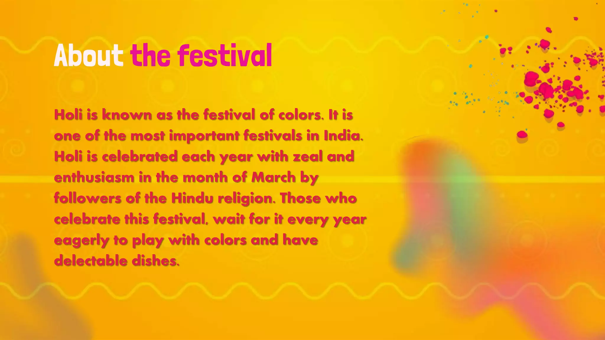 Holi Presentation | PPTX