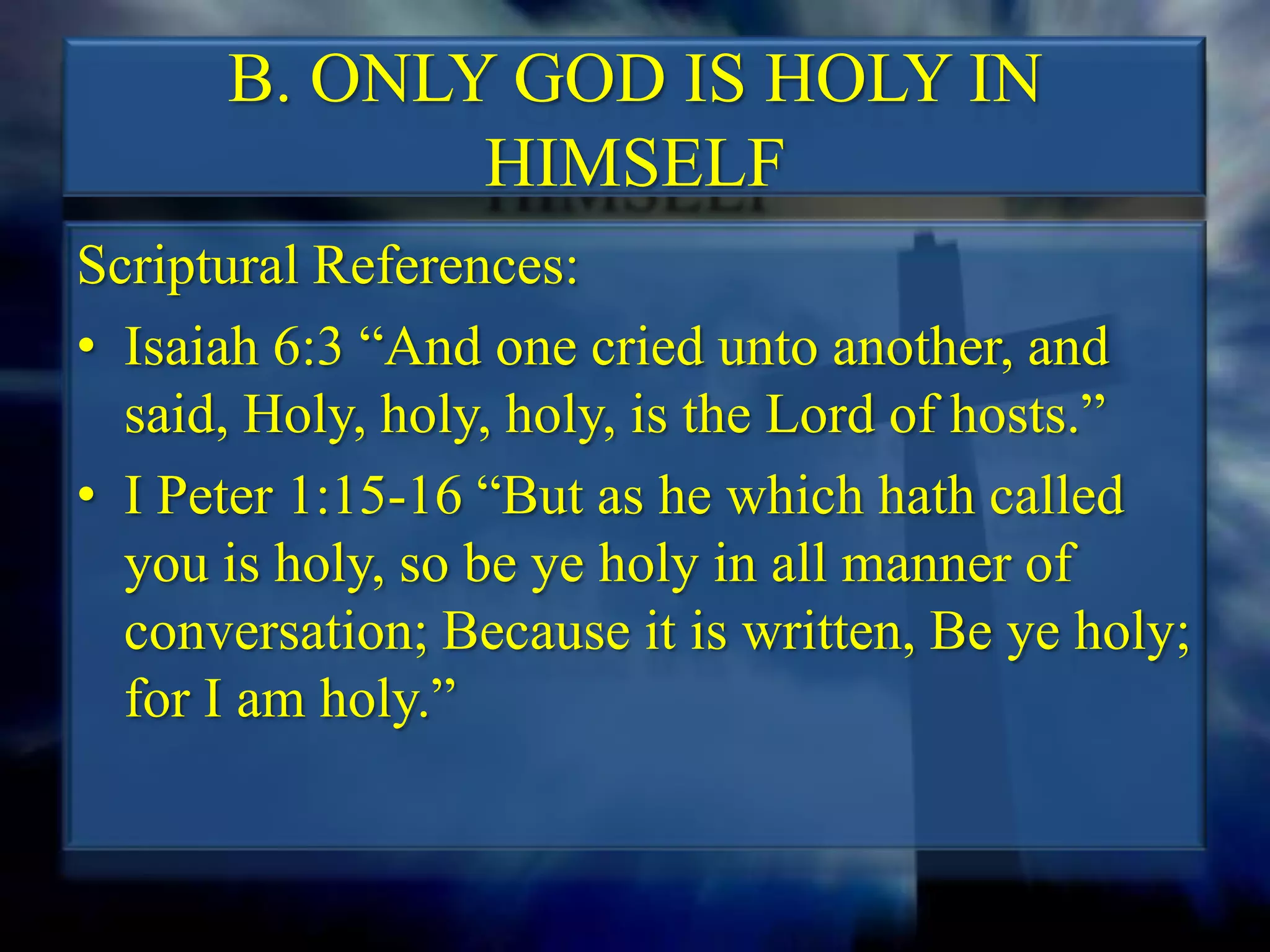 Holiness | PPTX
