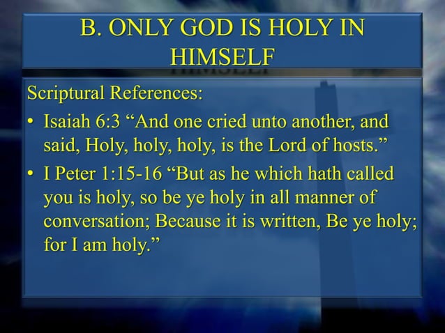 Holiness | PPTX