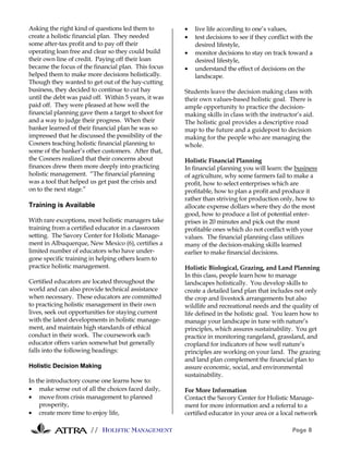 Holistic Management: A Whole-Farm Decision Making Framework | PDF ...