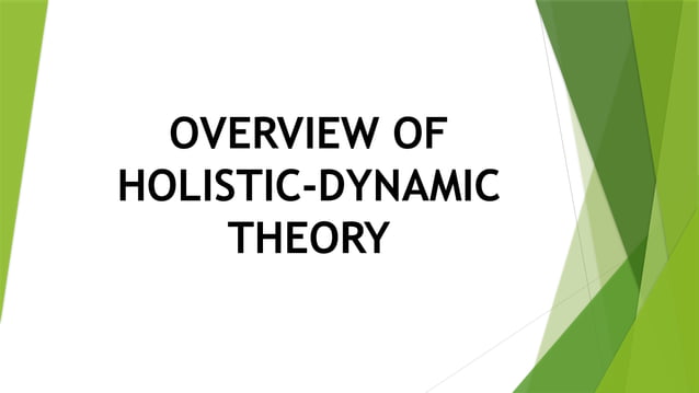 HOLISTIC-DYNAMIC-THEORY-PART-1.pptx holistic dynamic THEORY | PPTX