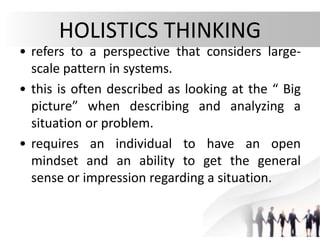 Holistic and partial thinking.pptx