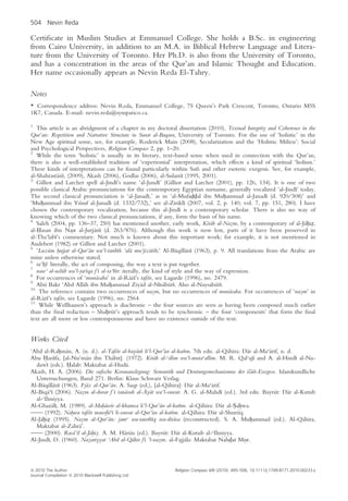 Holistic approaches to the Quran a historical background | PDF | Islam | Religion & Spirituality