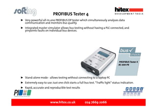 A Holistic approach to PROFIBUS health monitoring - Dale Fittes | PDF