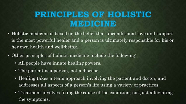 Holistic concept of health | PPTX | Holistic Health | Alternative Medicine