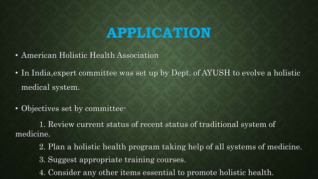 Holistic concept of health | PPTX | Holistic Health | Alternative Medicine