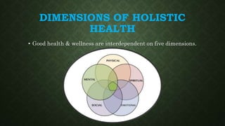 Holistic concept of health | PPTX