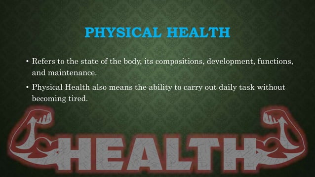 Holistic concept of health | PPTX | Holistic Health | Alternative Medicine