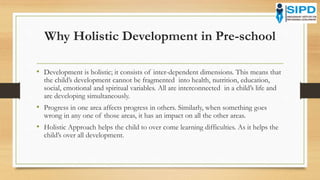 Holistic development in the early years | PPTX