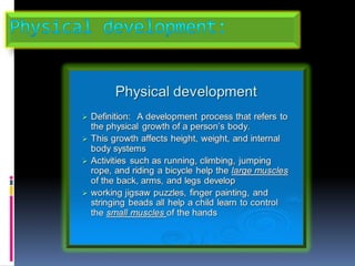 Holistic development of a child | PDF