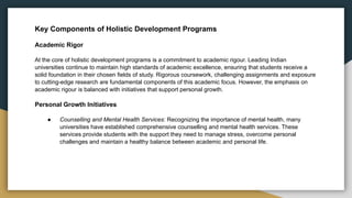 Holistic Development Programs Balancing Academic Rigor with Personal ...