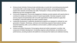 Holistic Development Programs Balancing Academic Rigor with Personal ...