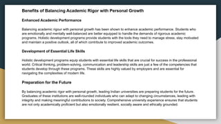 Holistic Development Programs Balancing Academic Rigor with Personal ...