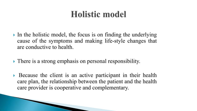 holistic health ppt.pptx | Holistic Health | Alternative Medicine